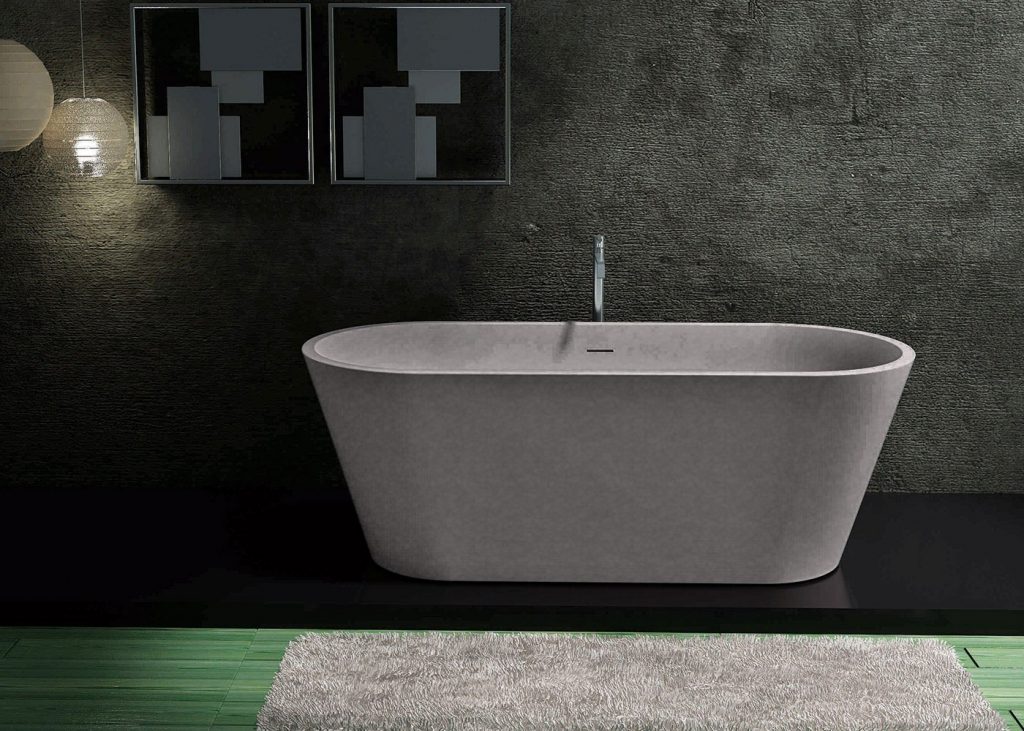 Pietra Bianca – Olive – PB4012 – Freestanding Terrazzo Bathtub – Design ...