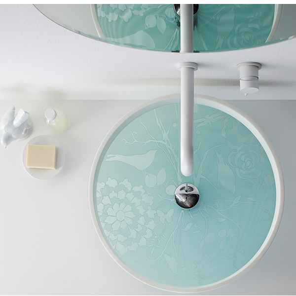 Omvivo – Motif Forest – MOVFO – Countertop Basin – Design Bathware