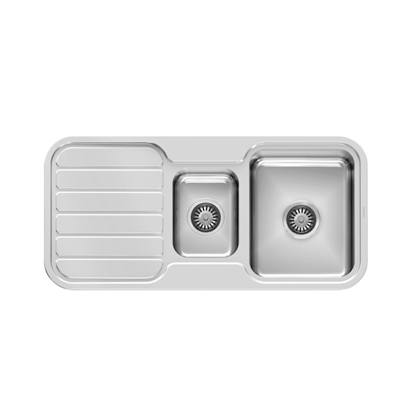Phoenix – 1000 Series – 300-4301-50 – 1 and 1/3 Bowl Sink – Stainless ...